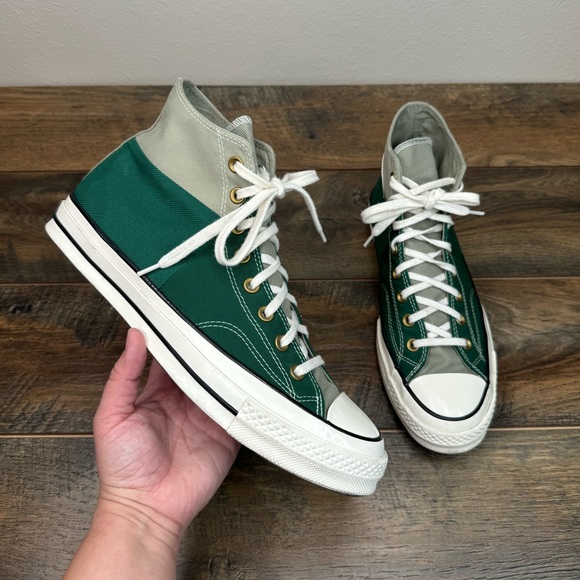 Converse | Shoes | Converse Chuck 7 Colorblock Green Hi Light Field ...